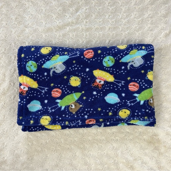 Parent’S Choice | Bedding | Parents Choice Spaceship Baby Blanket Blue ...